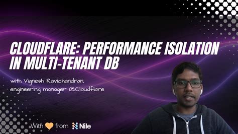 cloudflare performance isolation in multi tenant db youtube