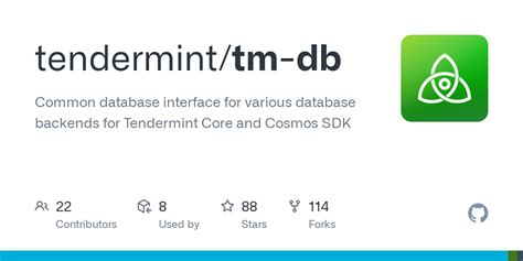 GitHub Tendermint Tm Db Common Database Interface For Various