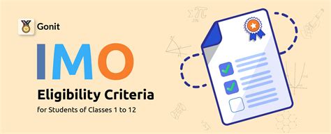 Imo Exam Eligibility Criteria For Classes 1 To 12 Gonit