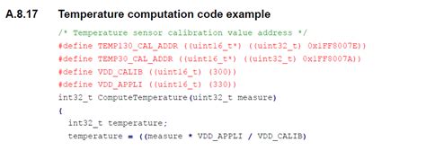 Stm32 Und Interner Temperatursensor