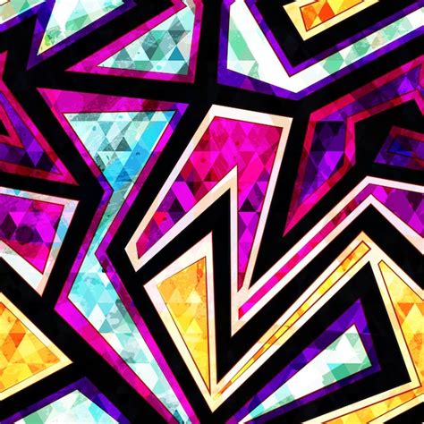 Premium Vector Diamond Geometric Seamless Pattern