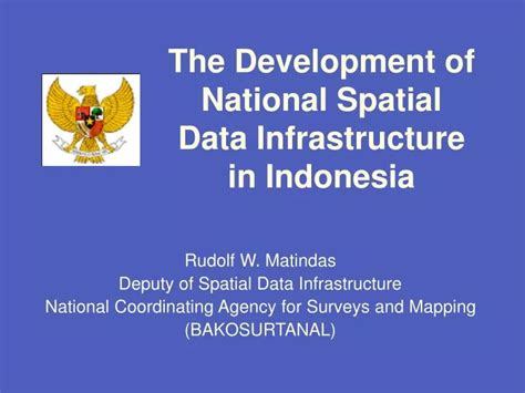 Ppt The Development Of National Spatial Data Infrastructure In Indonesia Powerpoint