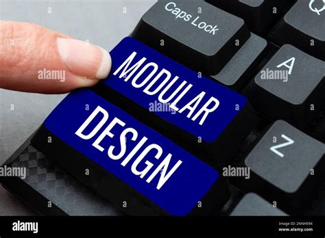 Conceptual Caption Modular Design Word For Product Designing To Produce Product By Integrating