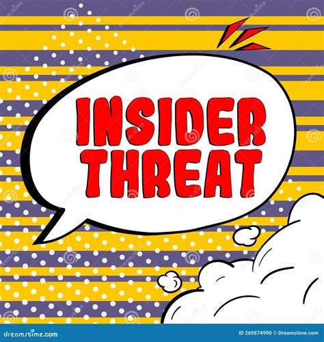 Conceptual Caption Insider Threat Internet Concept Security Threat That Originates From Within