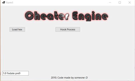 Cheater Engine Partially Found Program From 2010 Lost Media Archive Fandom