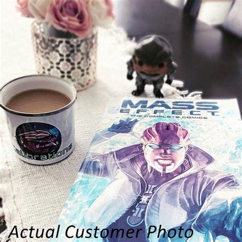 Mass Effect Calibrations Garrus Enamel Mug Etsy