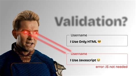 Html Input Validation Without Javascript 😎 Youtube