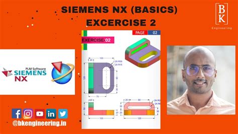 Siemens NX Basic Exercise Part Modelling Mechanical Engineering BK Engineering YouTube