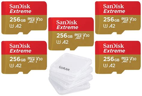 Amazon Com SanDisk 256GB Extreme MicroSDXC 190MB S UHS I Memory Card SDSQXAV 256G GN6MN Bundle