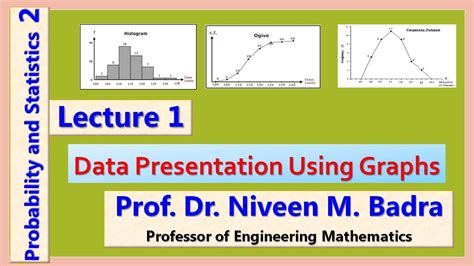 Lecture 1 Data Presentation Using Graphs Youtube