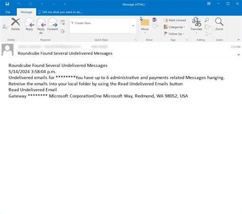 How To Stop Roundcube Found Several Undelivered Messages Email Scam