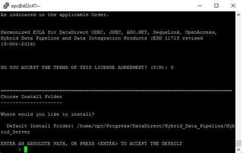 Deploying Progress Datadirect Hybrid Data Pipeline On Oracle Cloud