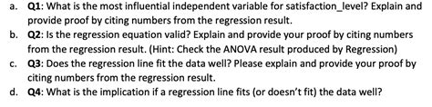 2 Conduct Multiple Regression Using The Following