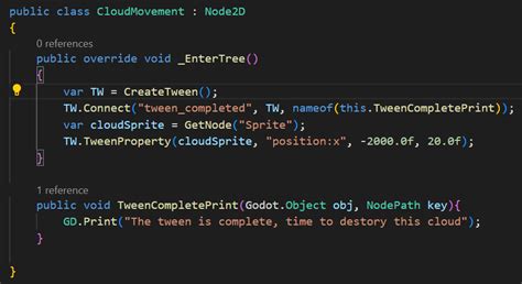 Tween Signal Connection R Godot