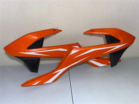 2018 Ktm Oem Shrouds 79008054000ebf Spoiler Kit Shroud Plastics 16 18