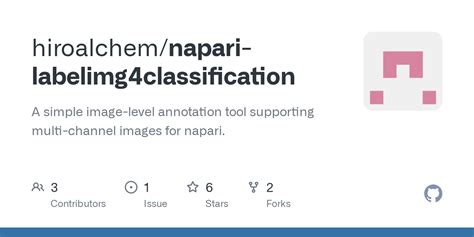 github hiroalchem napari labelimg4classification a simple image level annotation tool