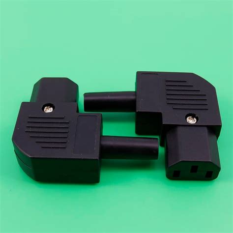 Yuxi Iec C13 Left Angle Rewirable Horizontal Conne Grandado