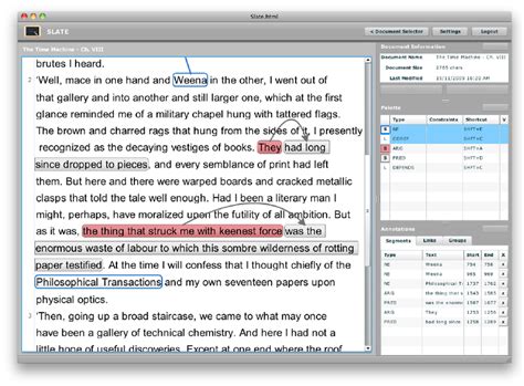 Slate Annotation Screen With English Text Showing Coreference Chains Download Scientific