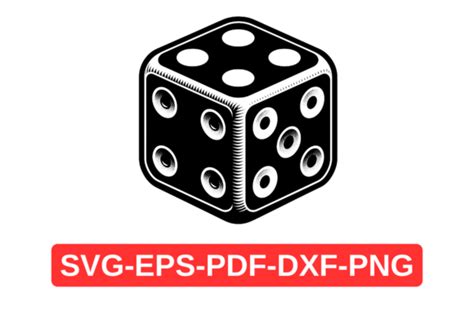 D6 Dice Svg File Printable Dice Png Art Graphic By Artful Assetsy · Creative Fabrica