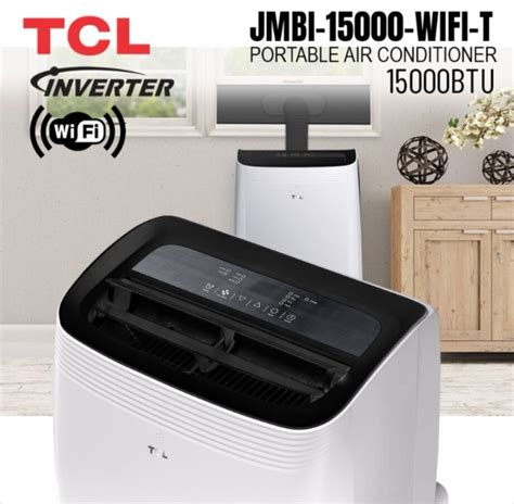 Tcl 15 000 Btu Portable Inverter Air Conditioner W Wi Fi Bargainsjam