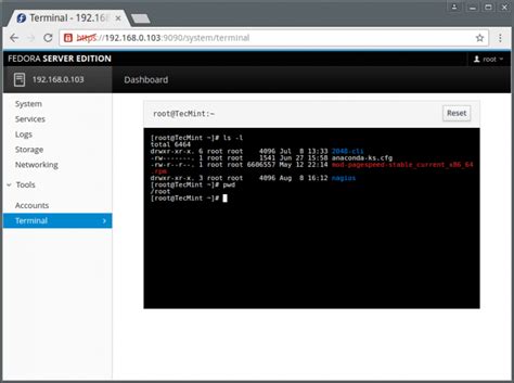 Cockpit A Browser Based Administration Tool For Linux