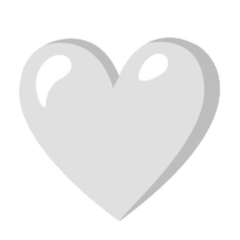 🤍 White Heart On Noto Color Emoji Animated 15 0