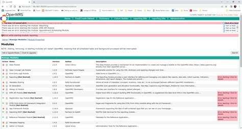 Unable To Update Data Model Using Liquibasexml Module Reporting