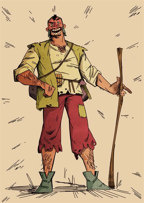 Oc Art This Is Climbao My Peasant Fighterbard Art By Me Papa