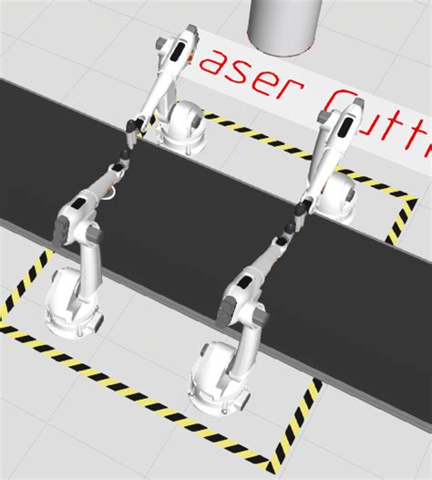 Simultaneous Working Robot Programming Visual Components The Simulation Community