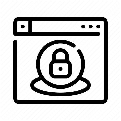 Padlock Website Browser Webpage Security Lock Access Icon Download On Iconfinder