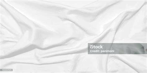 흰색 주름진 천 밝은 드레이프 배경입니다 그림 같은 주름 벡터 디자인 아트 0명에 대한 스톡 벡터 아트 및 기타 이미지 0명