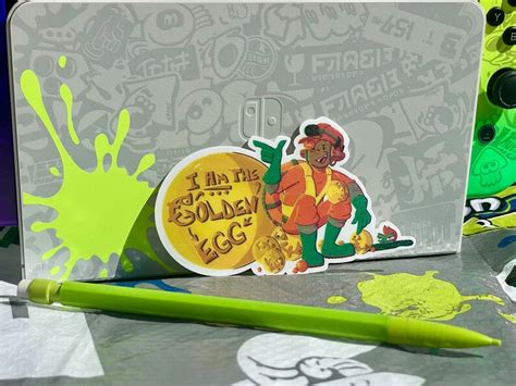 Golden Egg Splatoon Salmon Run Sticker Etsy
