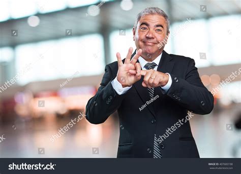 Business Man Doing Sex Gesture Stock Photo Shutterstock