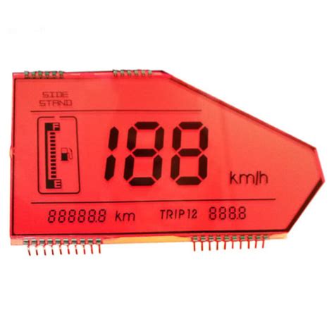 China 7 Segment Motorcycle Speedometer Htn Lcd Screen Display Without