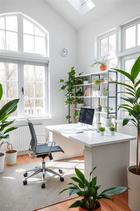 25 White Home Office Design Ideas For A Stylish Workspace Engineers
