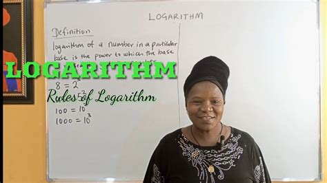 Introduction To Logarithm Youtube