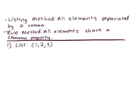 SOLVED Name Two Subsets Of The Set Of Whole Numbers Using Both The Listing Method And The Rule