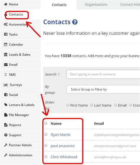 Adding A Document To A Contact Record Contacts InTouch