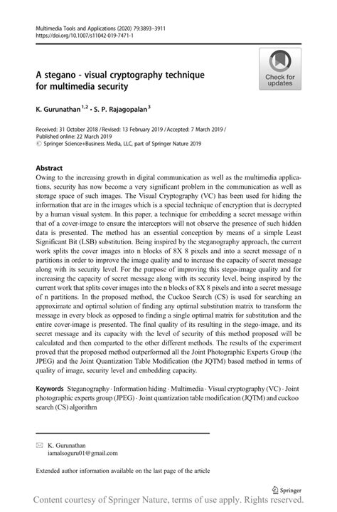 A Stegano Visual Cryptography Technique For Multimedia Security