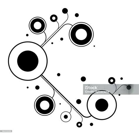 추상 기술 기하학적 벡터 배경 연결된 서클 기술 네트워크 또는 과학 테마 디지털 시스템 추상화 개선에 대한 스톡 벡터 아트 및 기타 이미지 Istock