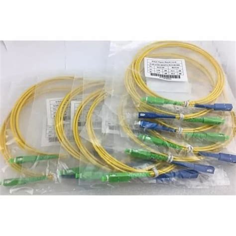Patchcord Fiber Optik Simplex SC UPC SC APC Panjang 1 Meter
