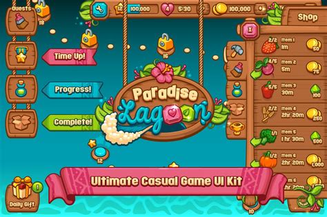 Ultimate Casual Game Ui Kit Graphics ~ Creative Market