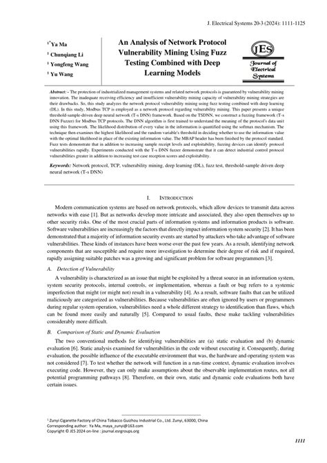 Pdf An Analysis Of Network Protocol Vulnerability Mining Using Fuzz Testing Combined With Deep