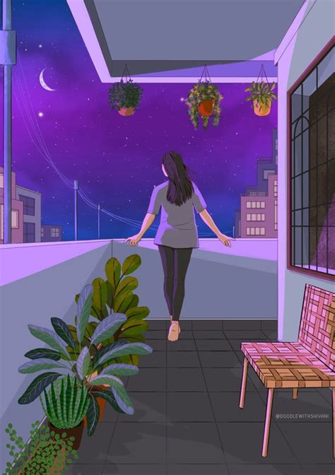 Lofi Aesthetic Illustration Girl Sketch Illustration Art Girl Cute