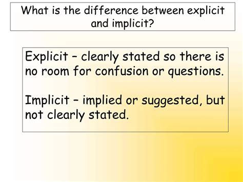 understanding explicit and implicit information pptx internet for