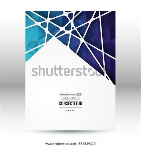 Abstract Geometric Background Polygons Info Graphics Stock Vector Royalty Free 585829310