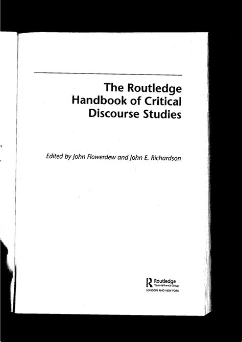 Pdf Multi Modal Critical Discourse Analysis