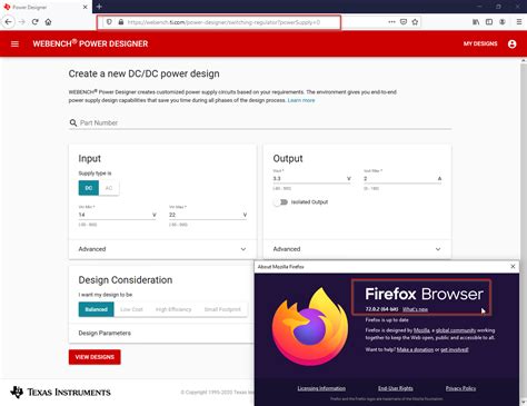 Webench® Toolsucc24624 Power Designer Firefox Compatibility Simulation Hardware And System