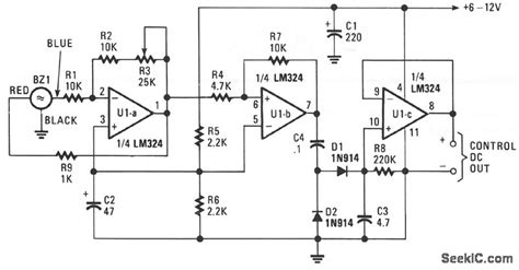 Soundctivateddecoder Measuringandtestcircuit Circuit Diagram