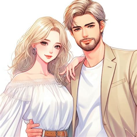 Premium Ai Image Anime Couple Sitting On A Fence Watching The Moon Generative Ai